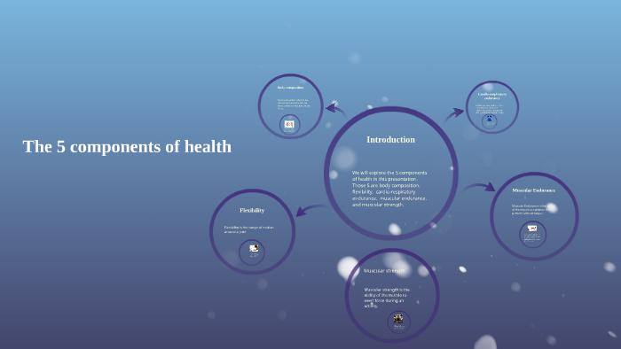 The 5 components of health by Grant Baxter on Prezi