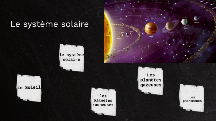 Le système solaire by Alexandre Lamont on Prezi