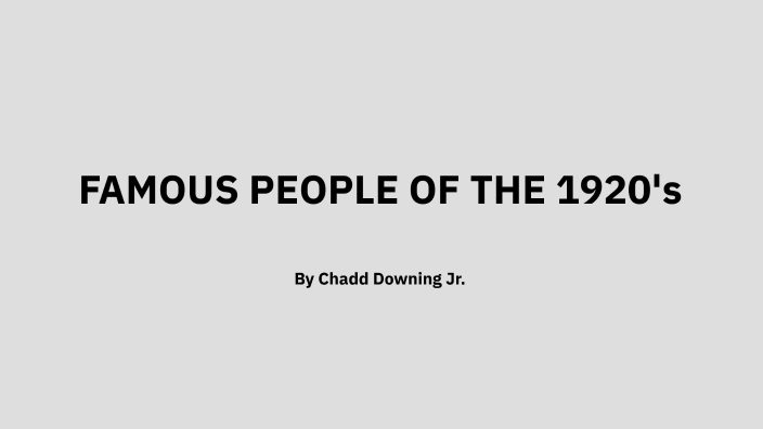 The Great Gatsby Research Project by Chadd Downing on Prezi