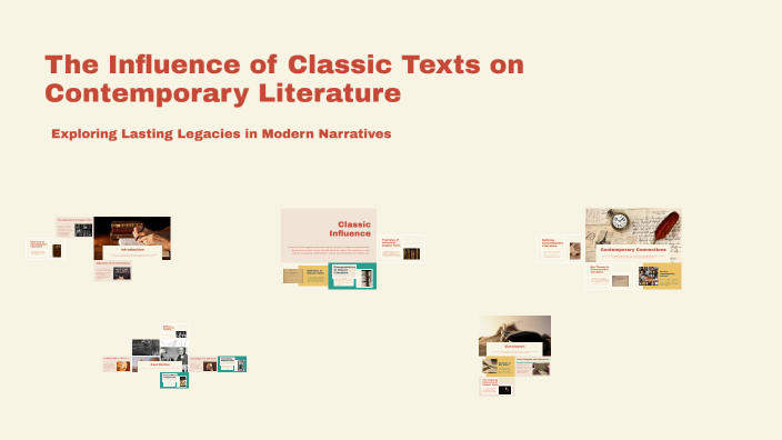 The Influence of Classic Texts on Contemporary Literature by scott ...