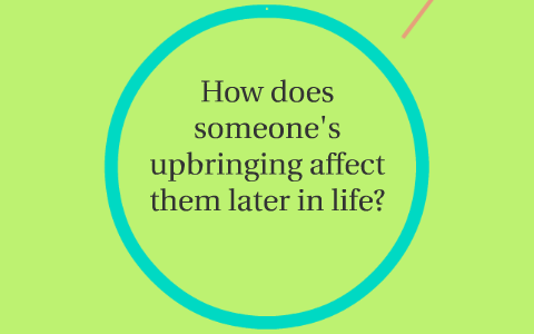 How does someone's upbringing affect them later in life? by Emily ...