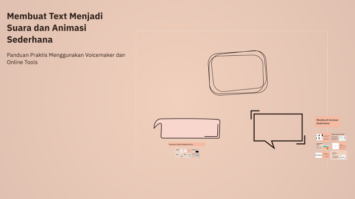 Membuat Text Menjadi Suara dan Animasi Sederhana by Supra Lo lawan on Prezi