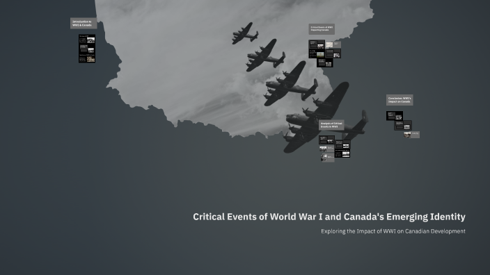 Critical Events of World War I and Canada's Emerging Identity by . . on ...