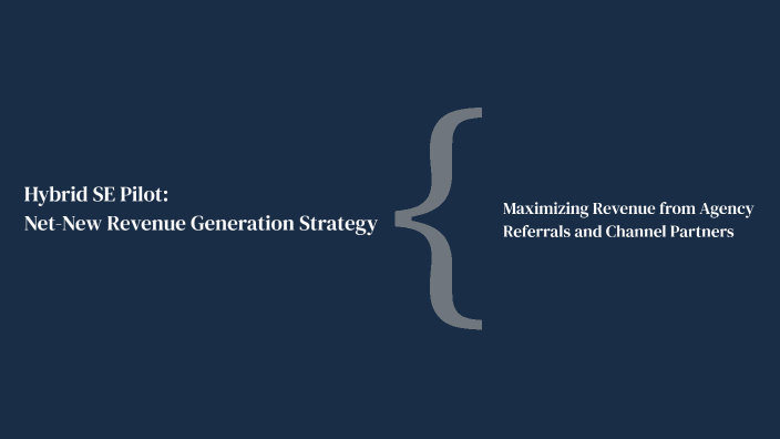 Hybrid SE Pilot: Revenue Generation Strategy by Jeff Strnad on Prezi