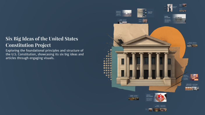 Six Big Ideas of the United States Constitution Project by zo reyes on ...