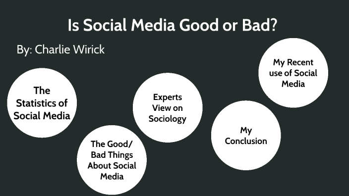 Is Social Media Good or Bad? by Charles Wirick on Prezi
