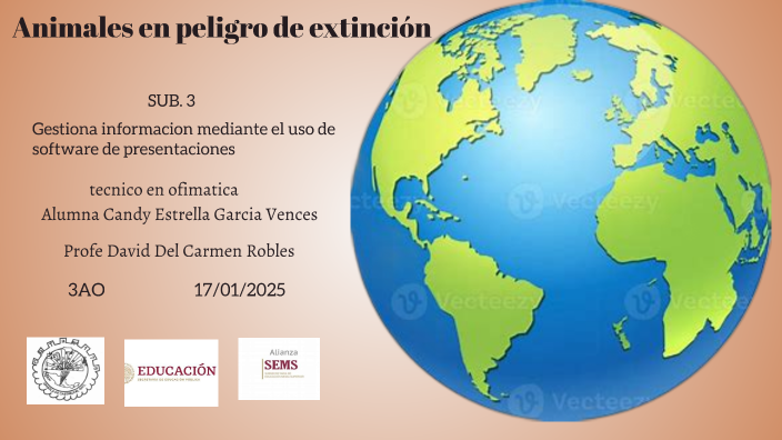 Animales en peligro de extinción by Candy Estrella García Vences on Prezi