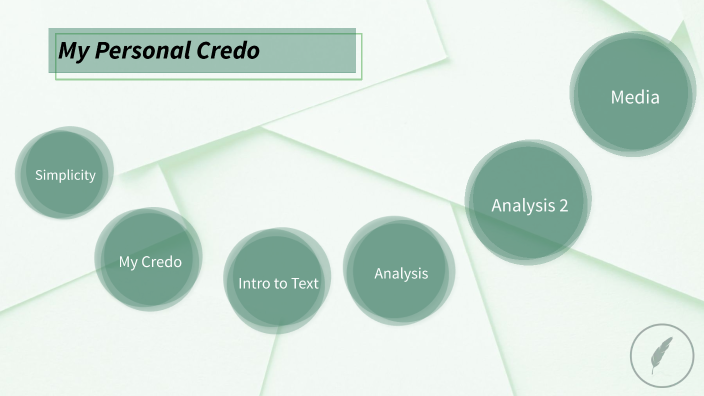 My Personal Credo by Kate Heslop on Prezi