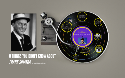 8 THINGS YOU DIDN'T KNOW ABOUT FRANK SINATRA by Gabrielle Lundrigan on ...