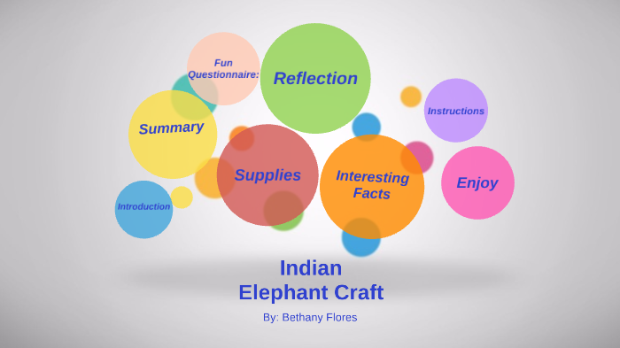 Indian Elephant Craft by bethany flores on Prezi