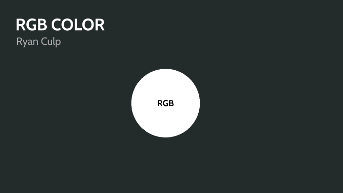 RGB Color by Ryan Culp on Prezi