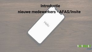 Introductie nieuwe medewerkers - AFAS/Insite by Servicecentrum PSA on ...
