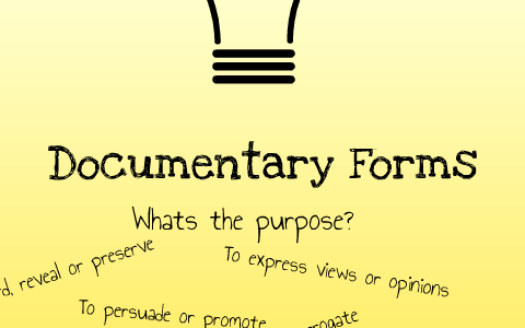 Documentary Forms by Tallula Tzuke on Prezi