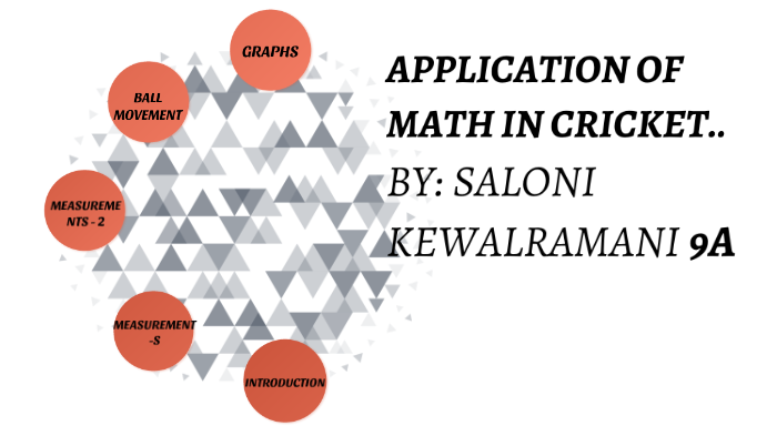 MATHEMATICS USED IN CRICKET by saloni Kewalramani on Prezi