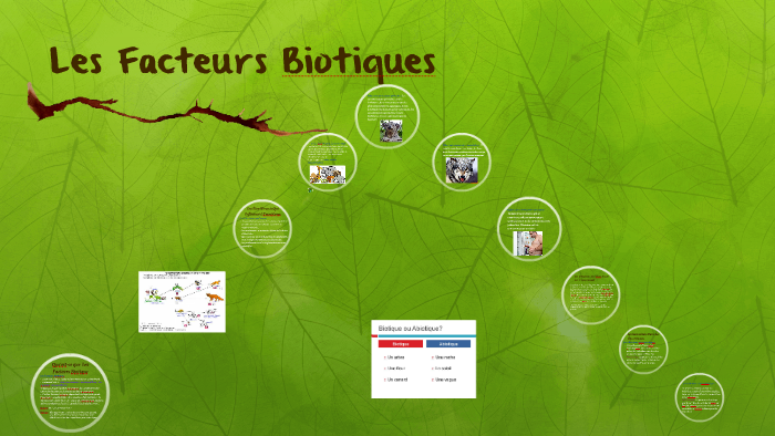 Les Facteurs Biotique et Abiotique by Ege Ertan on Prezi