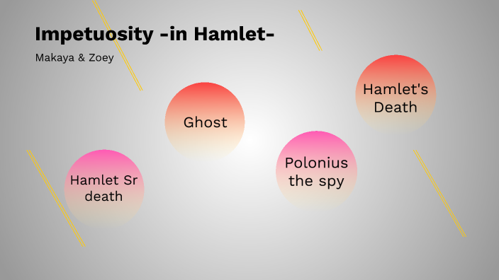 Impetuosity in Hamlet by Makaya Moody on Prezi
