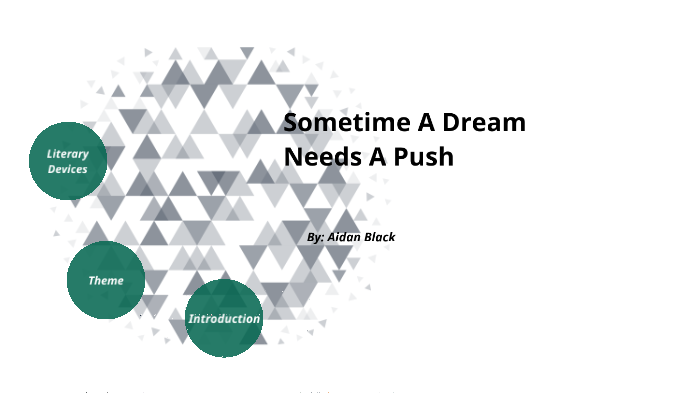 English-Sometimes a Dream Needs a Push by Aidan Black on Prezi