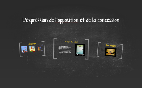 L'expression de l'opposition et de la concession by Jane Von Thereece ...