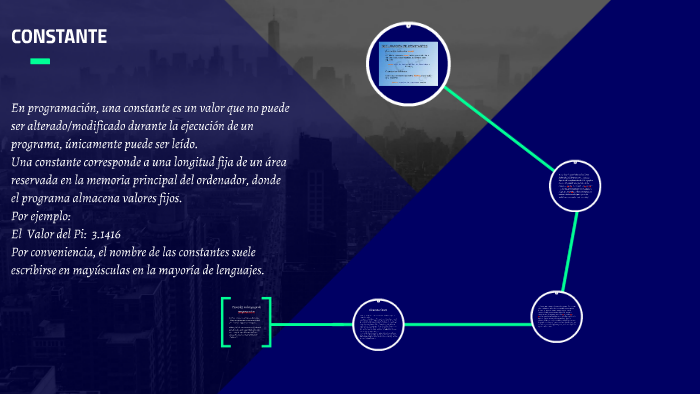 En programación, una constante es un valor que no puede ser by Tatiana ...