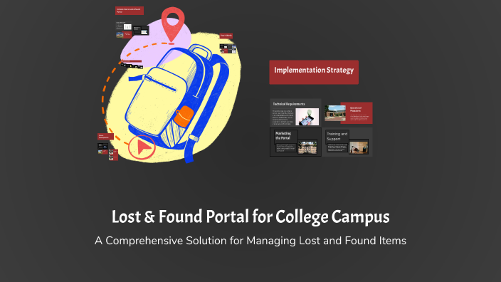 Lost & Found Portal for College Campus by Gaurish Mattoo on Prezi
