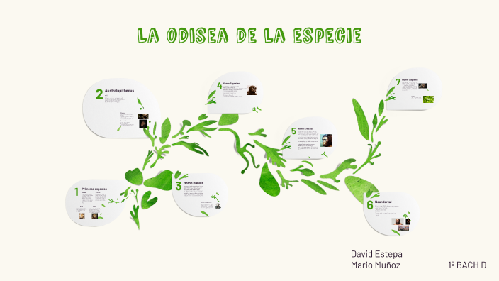 La odisea de la especie by David Estepa on Prezi