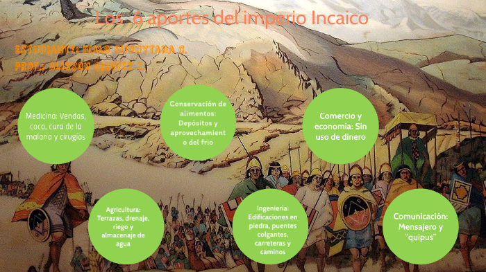 Los 6 aportes del imperio Incaico by Juani La Fotografa on Prezi