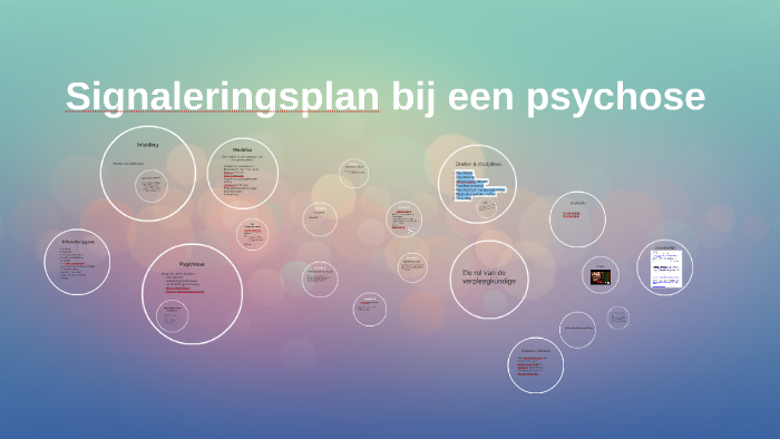 Signaleringsplan bij een psychose by Esther Andriol on Prezi