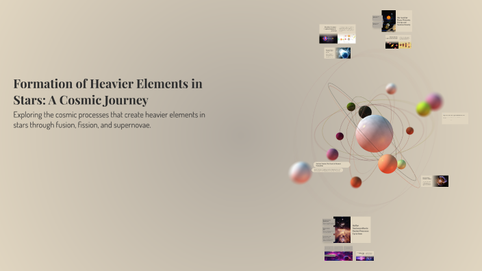 Formation of Heavier Elements in Stars: A Cosmic Journey by Anthony ...