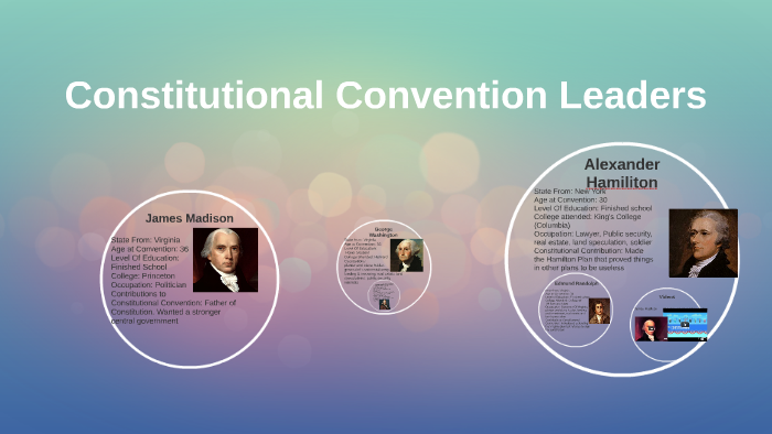 Constitutional Convention Leaders by TaPanga T on Prezi