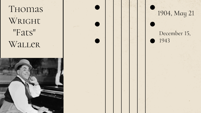 Thomas Wright Waller by Greg Szmagala on Prezi