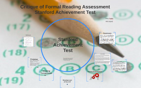 Critique of Formal Reading Assessment by Amy Pardo on Prezi