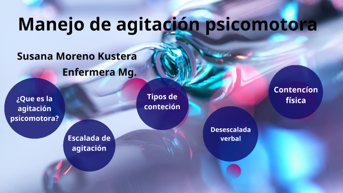 Manejo de agitacion psicomotora en hospitalizados by susana ...