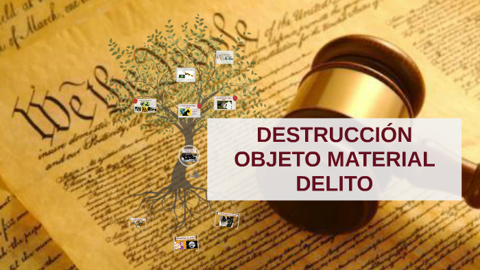 DESTRUCCIÓN OBJETO MATERIAL DELITO by Alexandra Perez on Prezi