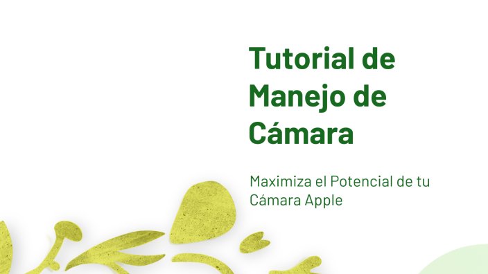 Tutorial de Manejo de Cámara by Jeisy Susana Rodriguez Yazo on Prezi