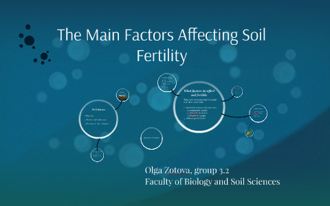 The Main Factors Affecting Soil Fertility by Olga Zotova on Prezi