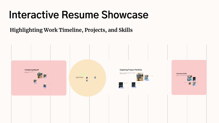 Interactive Resume Showcase by Catherine Zamora on Prezi