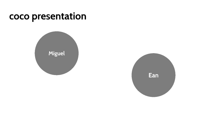 coco presentation by Ean Knoblauch on Prezi