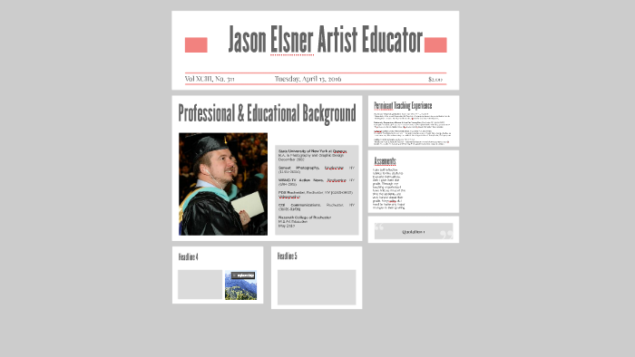Jason Elsner Artist Educator by Jason Elsner on Prezi