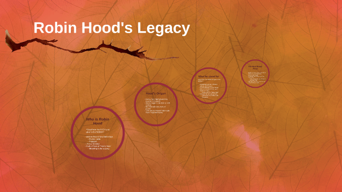 Robin Hood's Legacy by Kameron Hawk on Prezi
