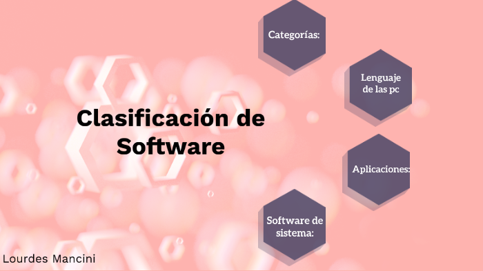 Clasificación de Software by Lourdes Mancini on Prezi
