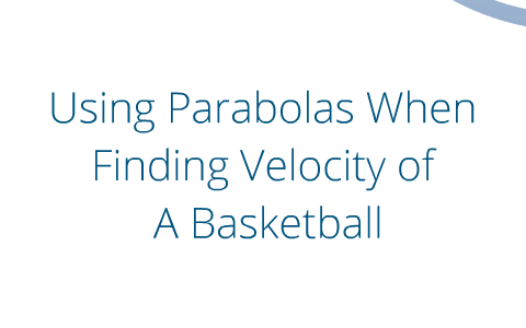 Parabolas In Basketball