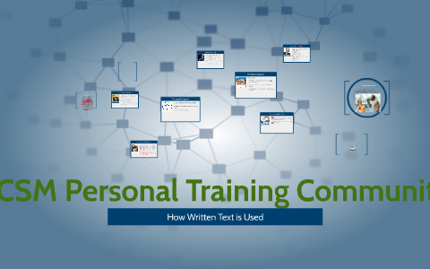 ACSM Personal Training Community by Vail DeWan on Prezi