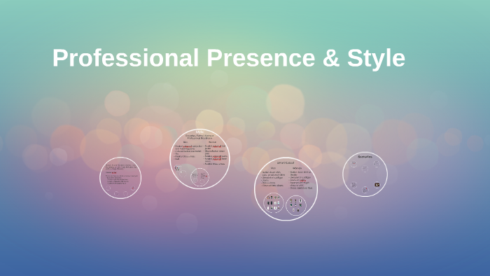 Professional Presence & Style by Paul Taylor on Prezi