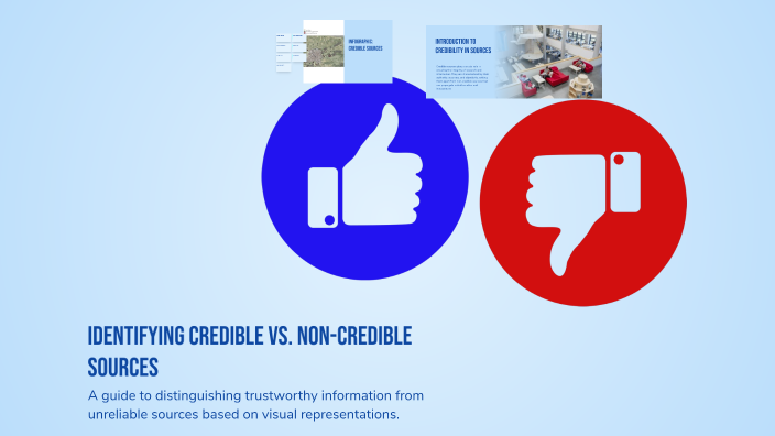 Identifying Credible vs. Non-Credible Sources by John Tracy on Prezi