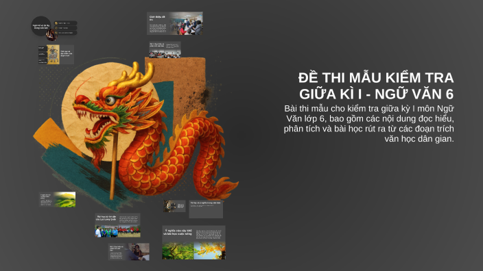 ĐỀ THI MẪU KIỂM TRA GIỮA KÌ I - NGỮ VĂN 6 by Ngan Tran on Prezi