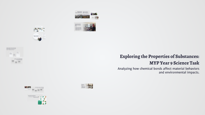 Exploring the Properties of Substances: MYP Year 9 Science Task by ...