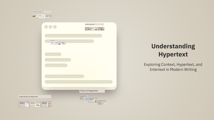 Understanding Hypertext by GINA ESGUERRA on Prezi