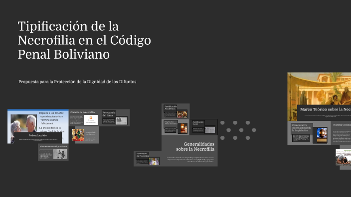Tipificación de la Necrofilia en el Código Penal Boliviano by Neyza ...
