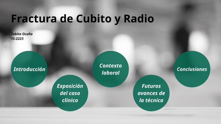 Fractura de Cubito y Radio by Tabita Ocaña on Prezi