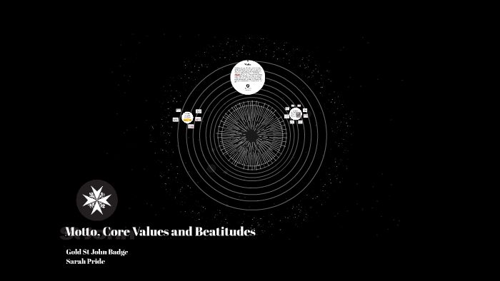 Motto, Core Values and Beatitudes by Sarah Pride on Prezi